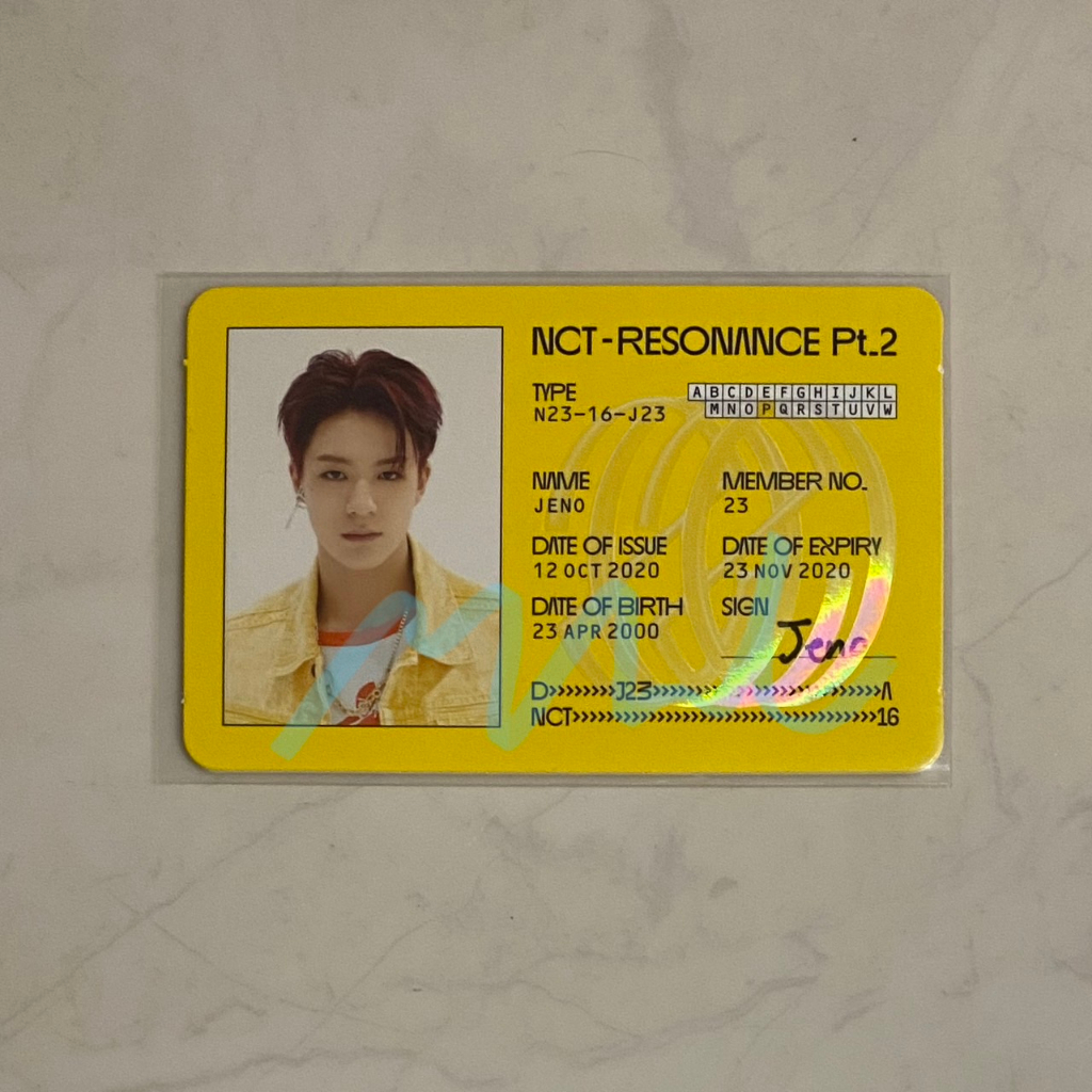 Jual PC NCT 2020 RESONANCE OFFICIAL Ready INA ID Card Reso AC Access YB ...
