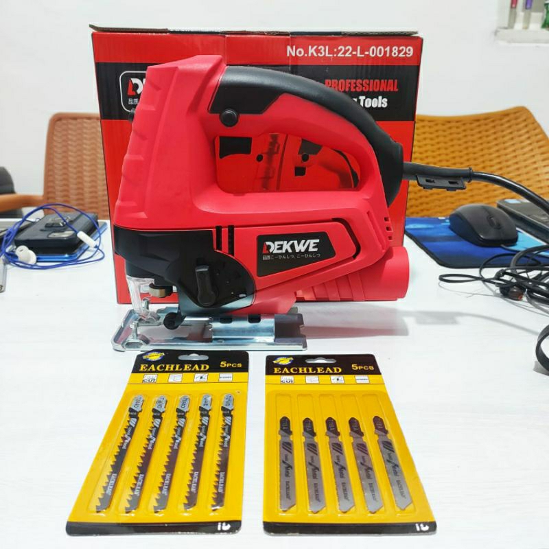 Jual Mesin jigsaw kayu DEKWE DK6065 LASER GERGAJI UKIR KAYU MEWAH ...