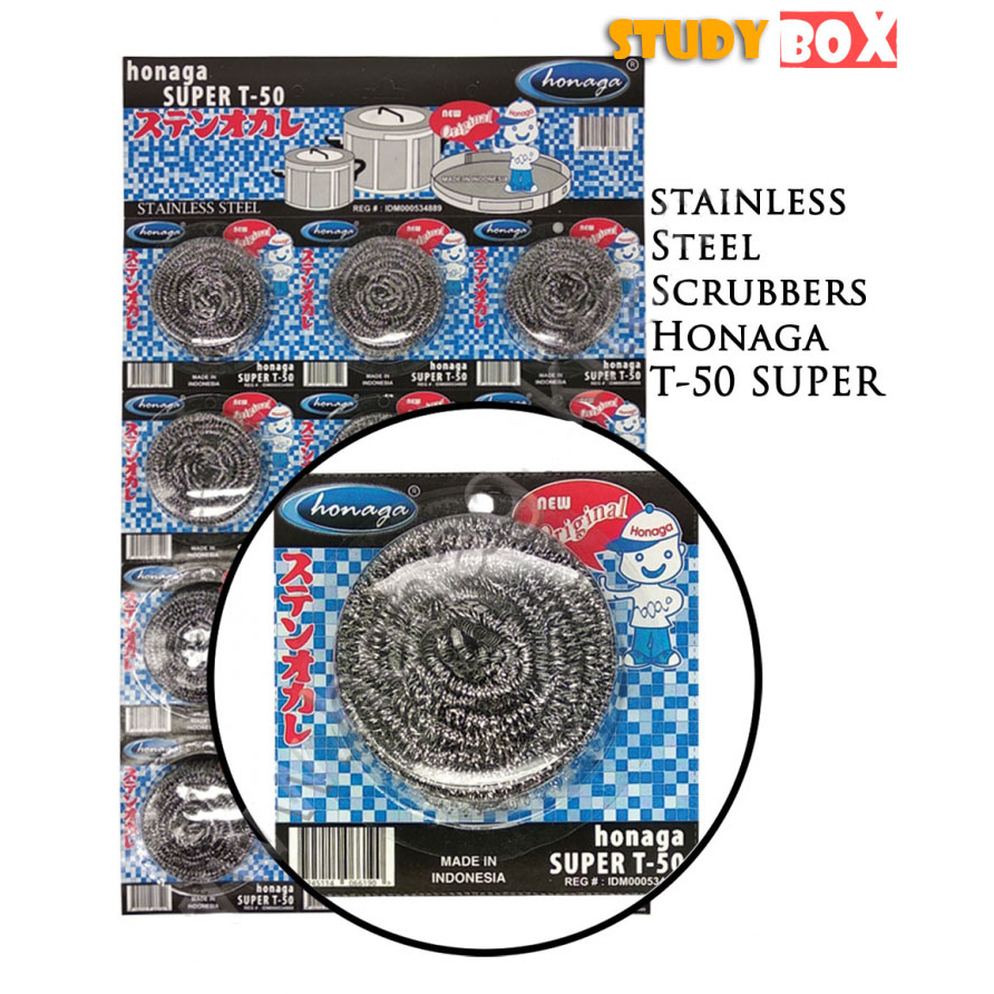 Jual 1PCS Sabut Cuci Piring Stainless T-60 / Gosok Panci Stainless ...