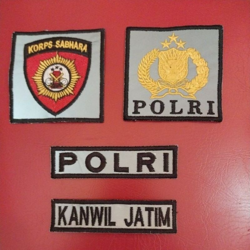 Jual Logo Tibrata Polri Korps Sabhara Bordir 3D Terima Custom PO 14 ...
