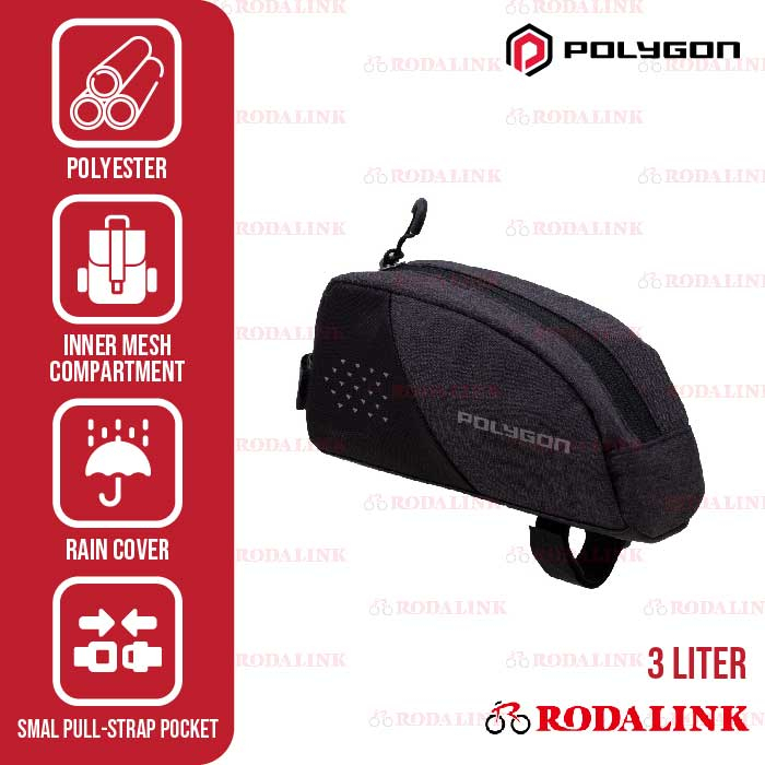 Jual Polygon Tas Sepeda Top Tube Bag Basic | Tas Frame Sepeda | Shopee ...