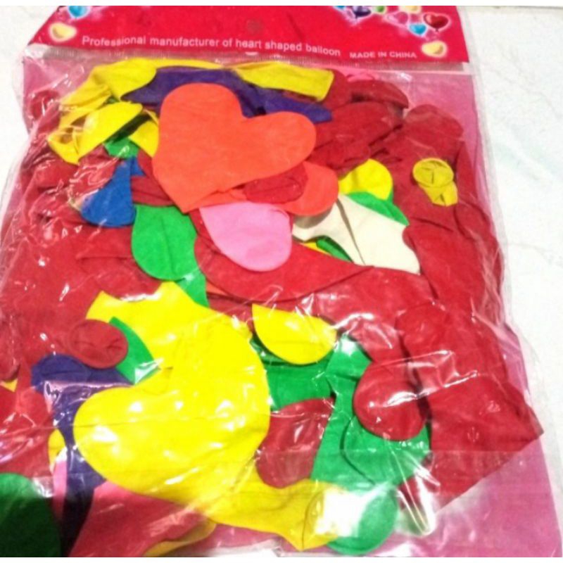 Jual mainan balon love polos 1 pak isi 100 pcs | Shopee Indonesia