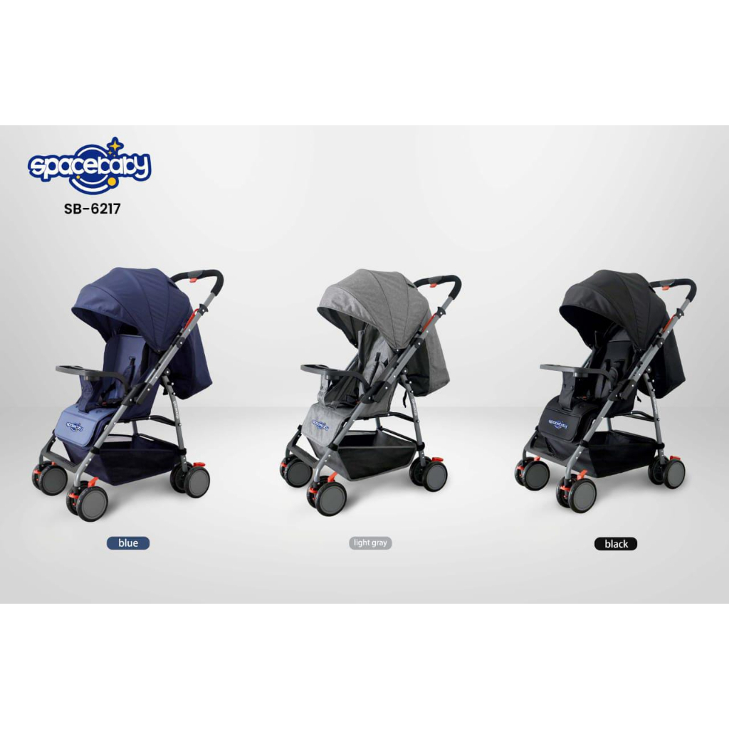 Jual STROLLER SPACE BABY SB-6217 HANDLE 2 ARAH ( DEPAN DAN BELAKANG ...