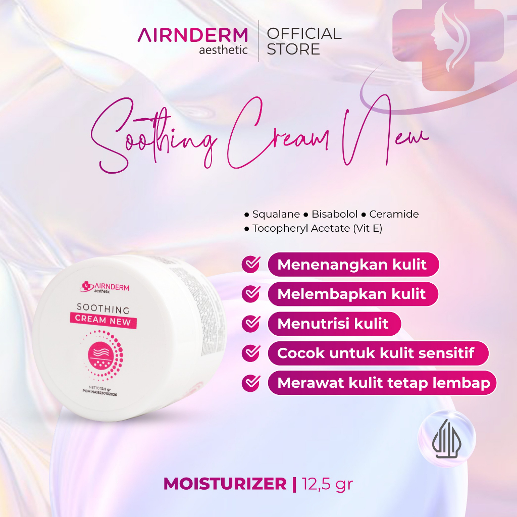 Jual Airnderm Aesthetic Soothing Cream New (by AIRIN BEAUTY) | Shopee ...