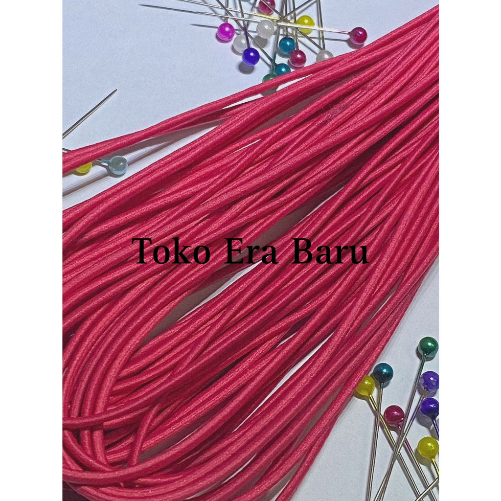 Jual TALI ELASTIS POLOS TALI SENGKELIT-TALI KARET -TALI KANCIING-MASKER ...