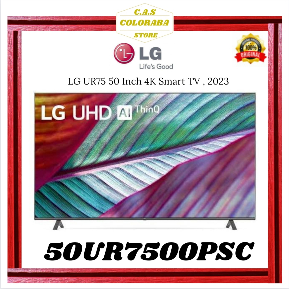Jual TV LG 50UR7500PSC SMART TV 50 INCH LED 4K UHD 50UR7500 50UR 50UR75 UR7500 UR7500PSC TV LG ...