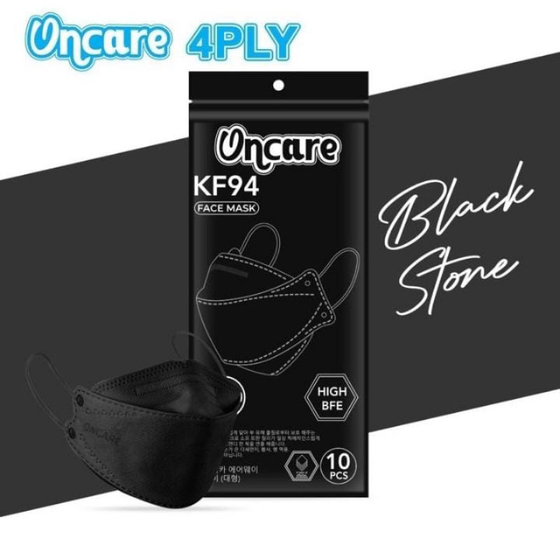 Jual MASKER KF94 ONCARE 4 PLY DISPOSABLE FACE MASK ISI 10 PCS | Shopee ...