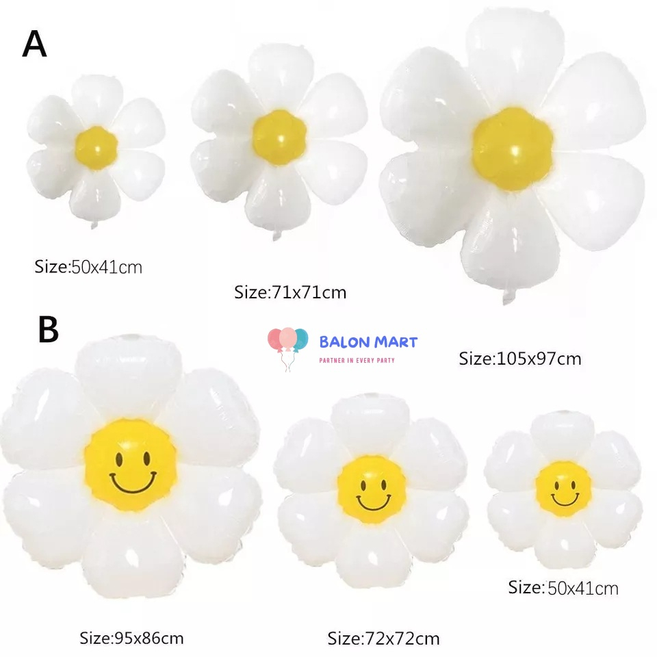 Jual Balon Foil Bunga Daisy | Shopee Indonesia