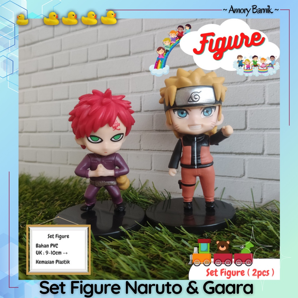 Jual Paket Figure Chibi Mini Naruto & Gaara Uk 9-10cm +- | Shopee Indonesia