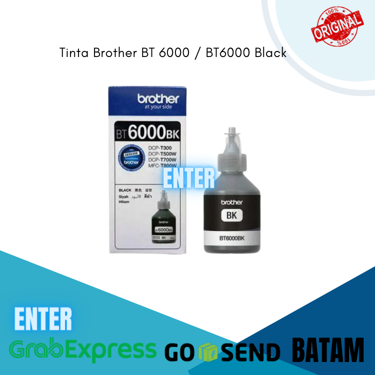 Jual Tinta Brother BT 6000 / BT6000 Black Original (BT6000BK) | Shopee ...