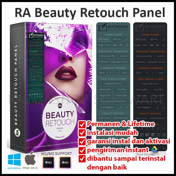 Jual RA Beauty Retouch Panel for Photoshop [win mac m1 m2] | Shopee Indonesia