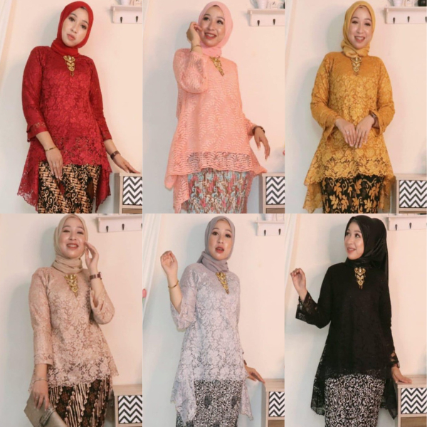 Jual Atasan Kebaya Modern Brukat Rinjani Full Furing / Kebaya Wisuda ...