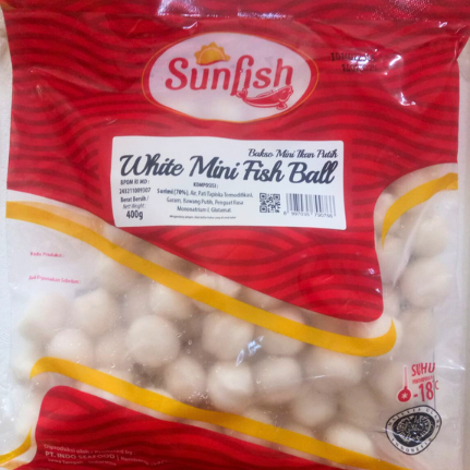 Jual Sunfish Bakso Rebus (S) / White Mini Fish Ball 400gr | Shopee ...