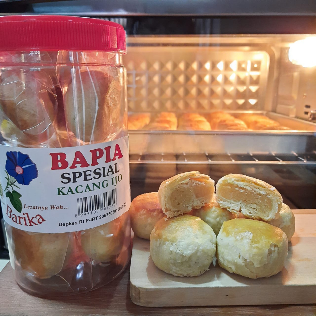 Jual bakpia barika kacang ijo hijau kue pia enak lezat isi 10 | Shopee Indonesia