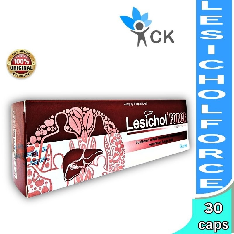 Jual LESICHOL 300 / 600 / FORCE BOX suplemen kesehatan hati | Shopee ...