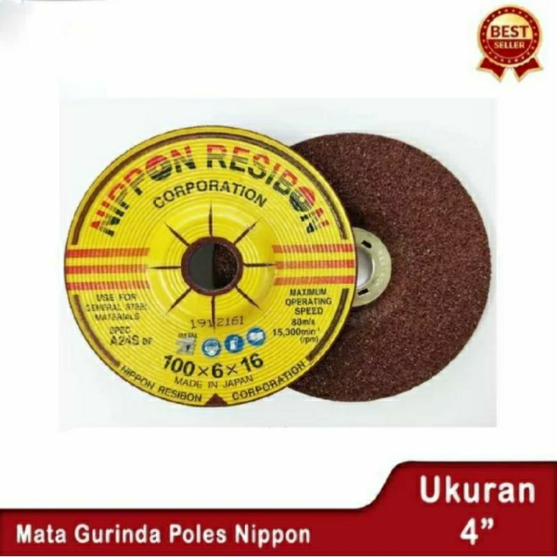 Jual Nippon Resibon Batu Gerinda Grinda Poles Grinding Wheel Nippon ...