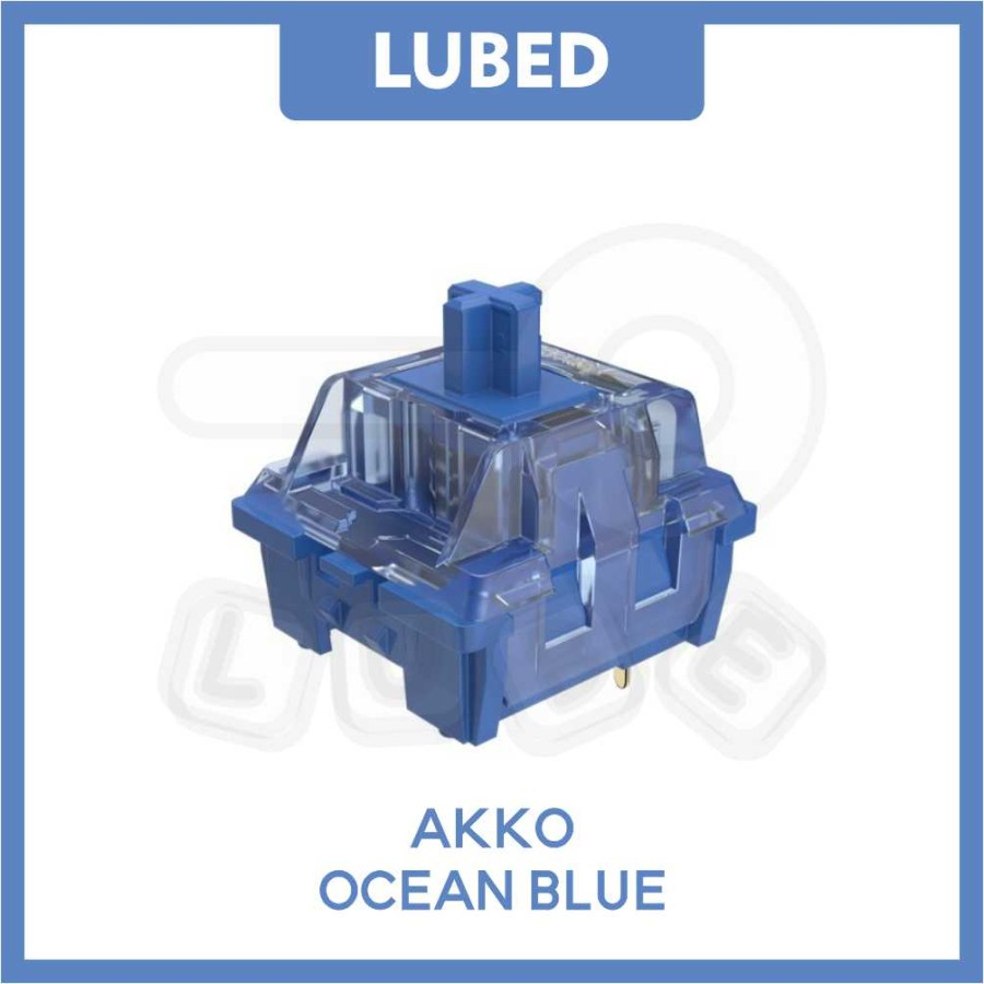 Jual LUBED Akko CS Ocean Blue Switch Tactile with Krytox / Tribosys ...
