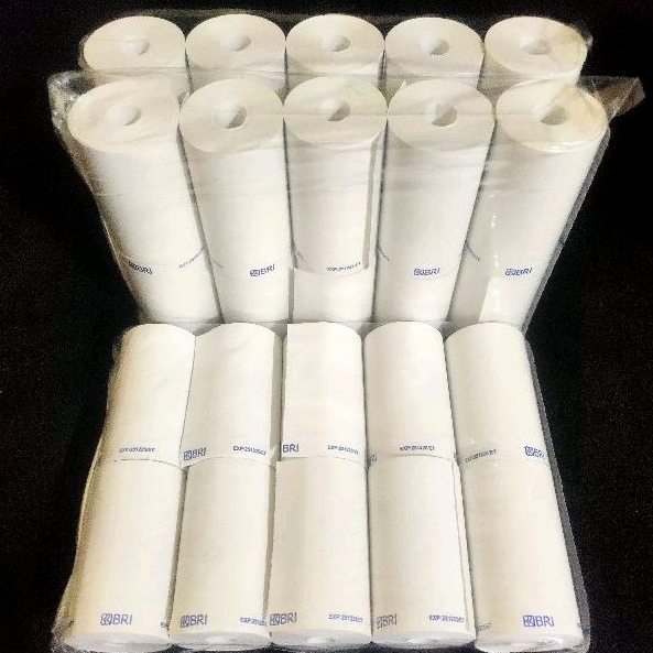 Jual paket 10 roll Kertas Thermal Bank BRI 57x33 / 58x33 Printer 58mm ...