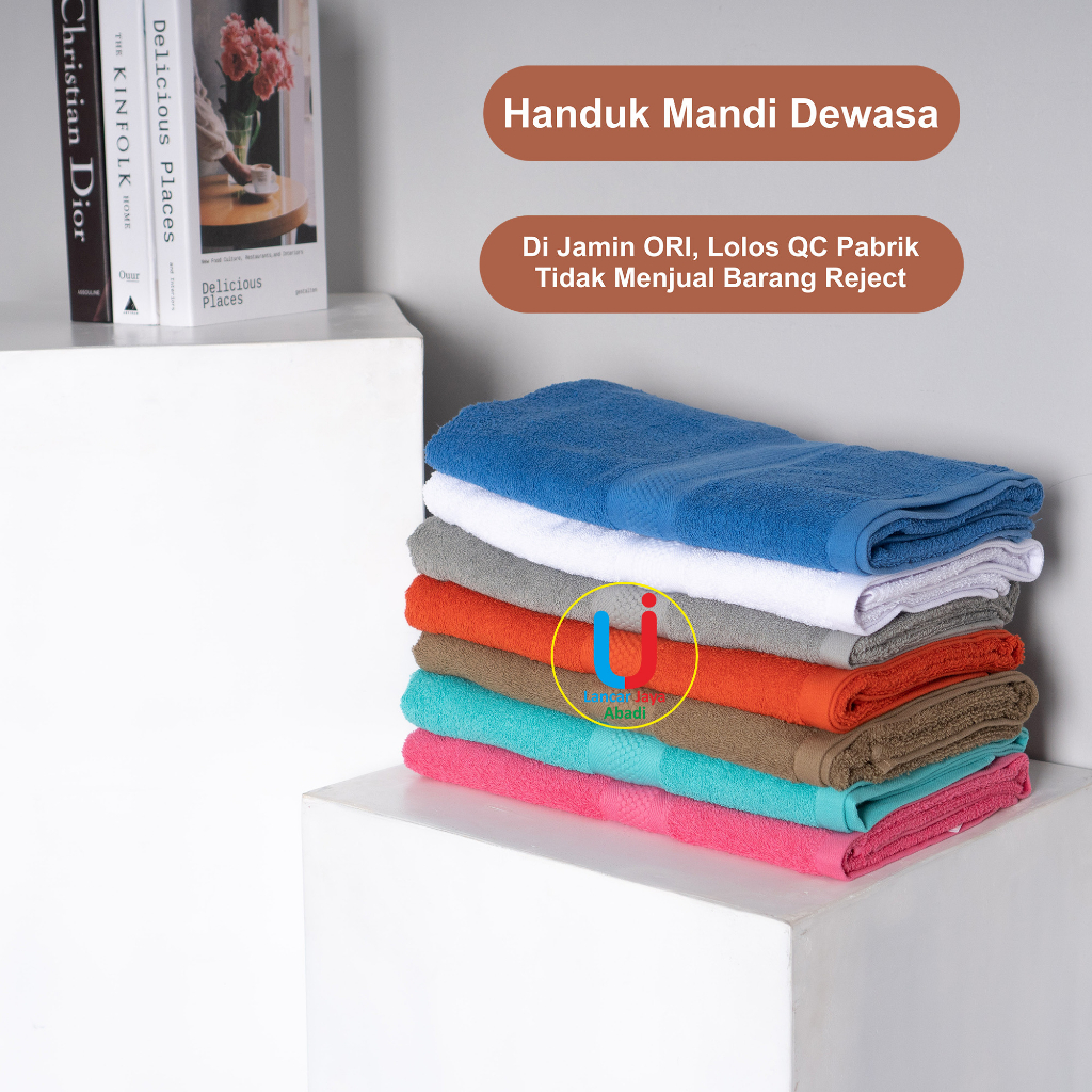 Jual Handuk Mutia Polos 70x140 Warna Lengkap Bisa Pilih | Shopee Indonesia