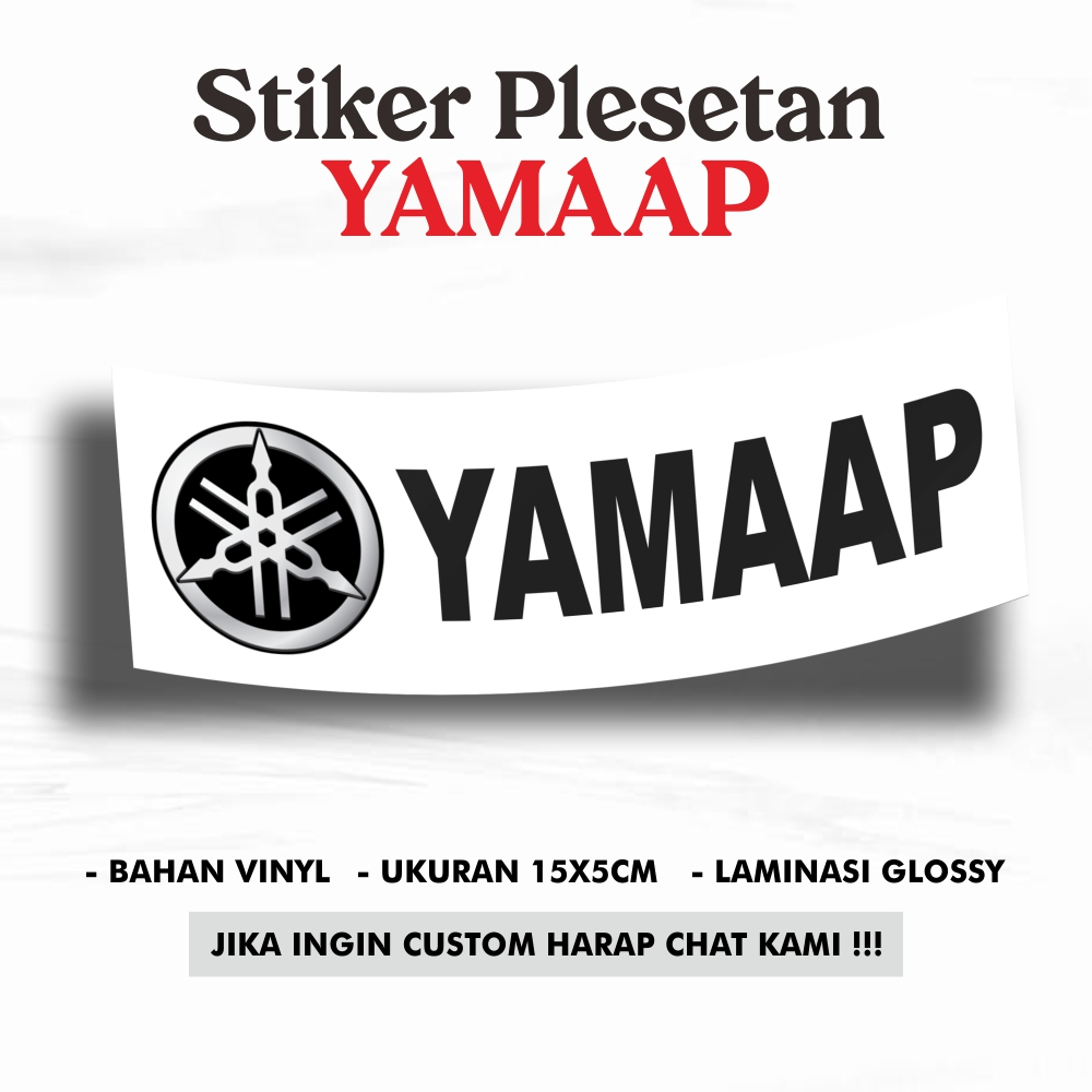 Jual Stiker Plesetan Yamaap *Stiker Lucu *Stiker Laptop *Stiker Dinding ...
