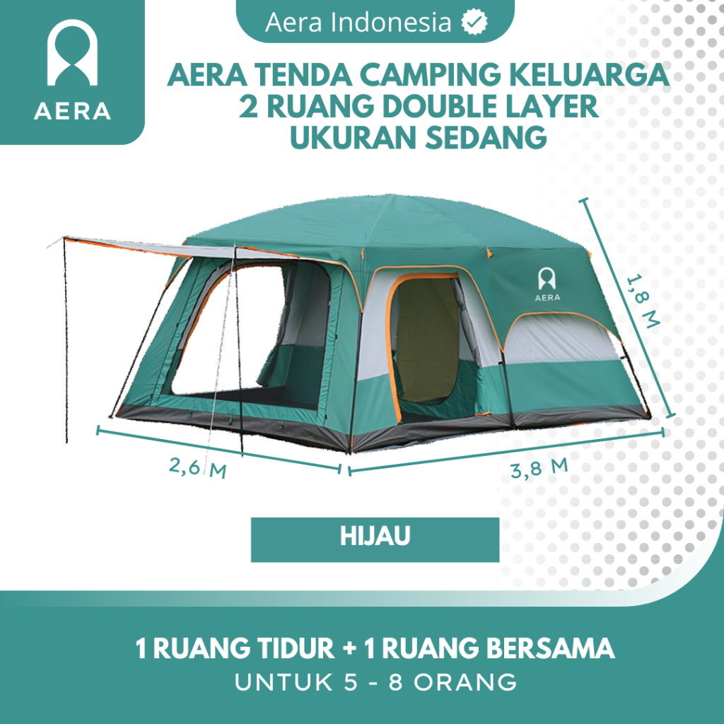 Jual TENDA CAMPING KELUARGA 2 RUANG | TENDA CAMPING TENTASTIC OUTDOOR ...