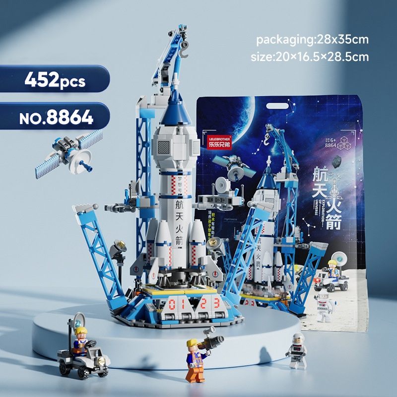 Jual Space Shuttle Pesawat Ulang Alik Peluncuran Roket Mainan Block ...