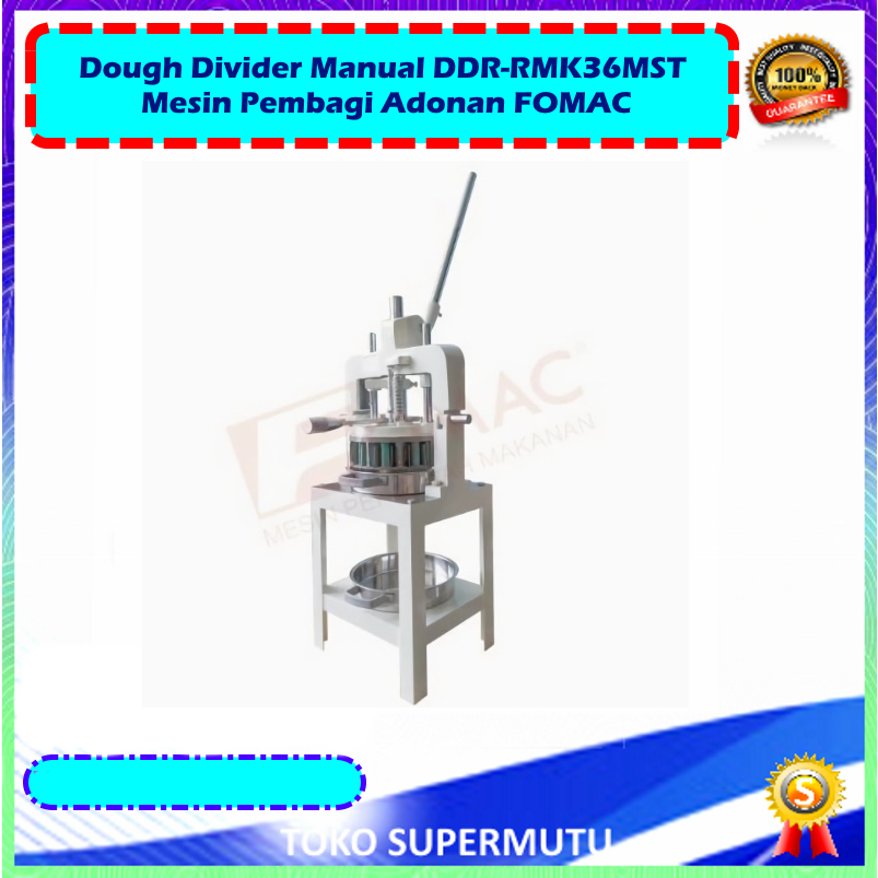 Jual Mesin Pembagi Adonan DDR-RMK36MST Manual Dough Divider | Shopee ...