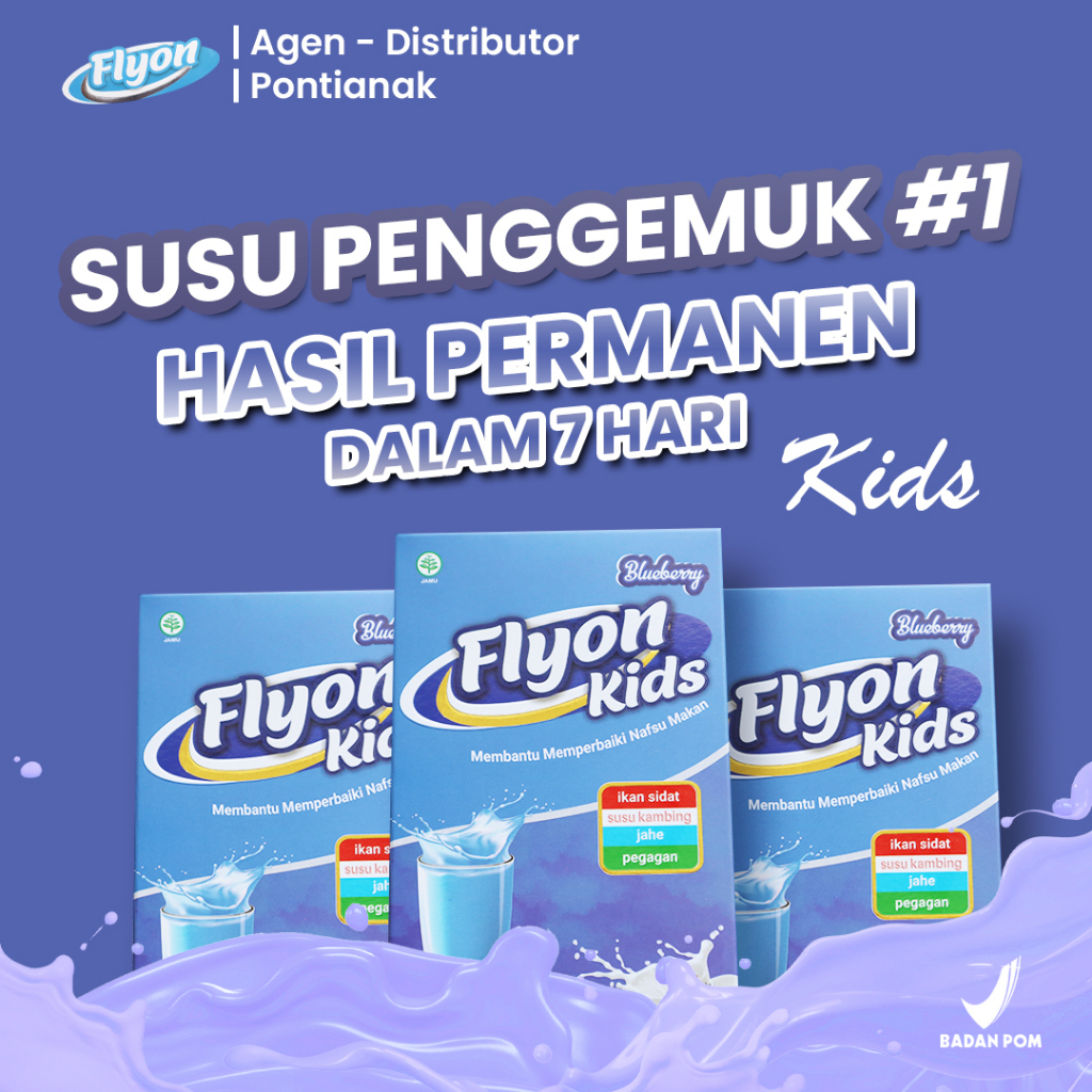 Jual Susu Flyon KIDS Penambah Nafsu Makan Penggemuk Anak Penggemuk ...