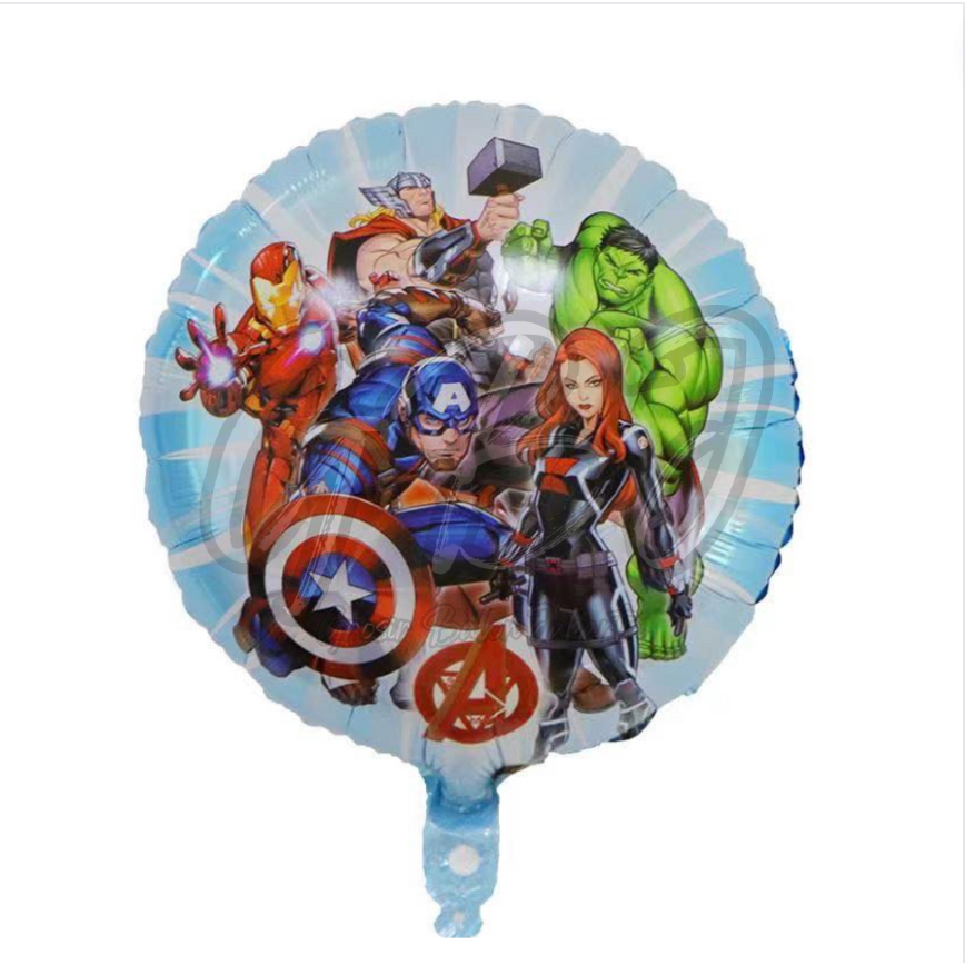 Jual Balon Foil BULAT Superhero (Avengers, Marvel, Spiderman, Captain ...