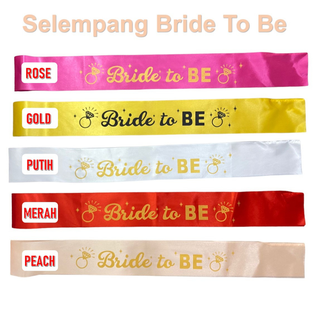 Jual MMM Selempang Ulang tahun Sash Happy Birthday Girl Bride To Be ...