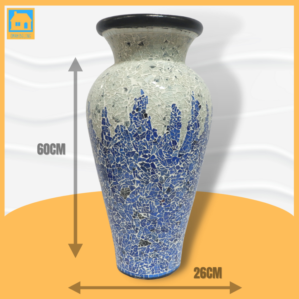 Jual Vas Bunga Guci Keramik Aesthetic | Ukuran 60cm | Vas Gucci Sudut ...