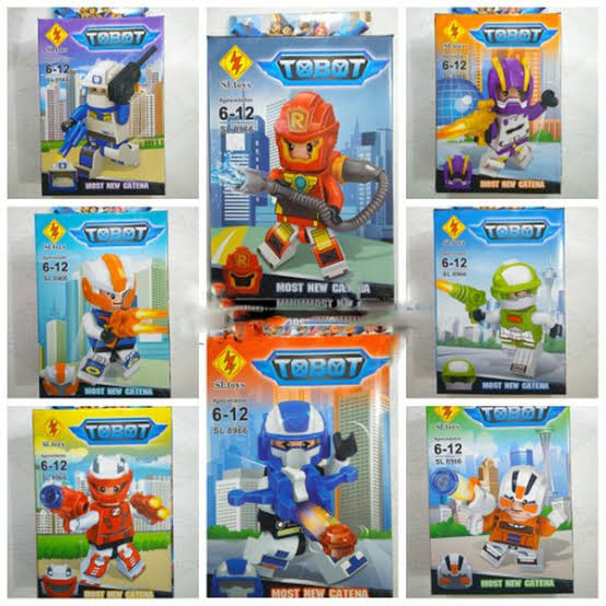 Jual Mainan Anak Lego Mini Figurine Tobot Ninja HK Minecraft / Mainan ...