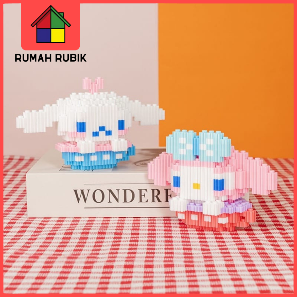 Jual Nano Block Cinnamoroll Cup Mainan Balok Susun / DIY 3D Puzzle Toy ...