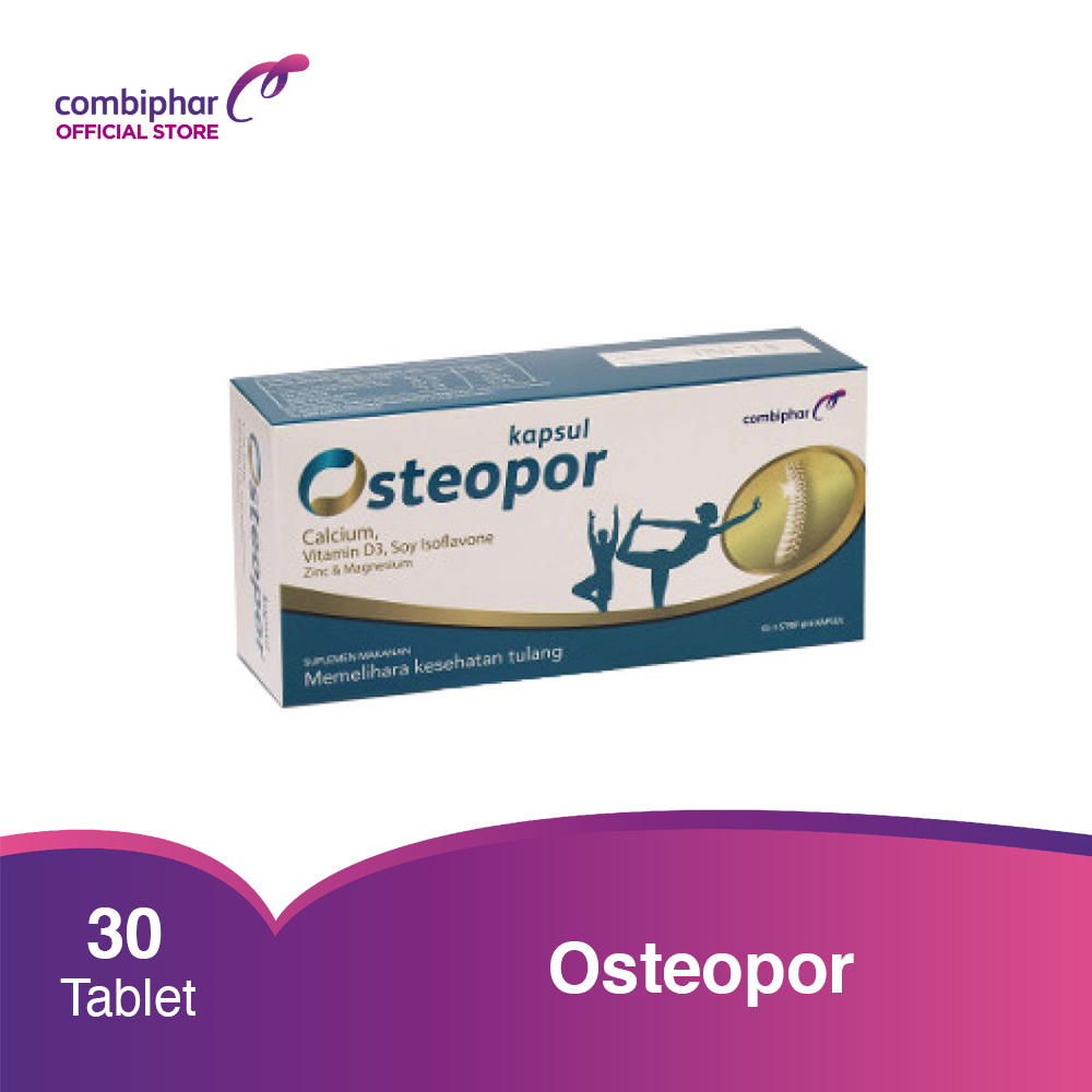 Jual Osteopor 30 Tablet Pelihara Kesehatan Tulang | Shopee Indonesia