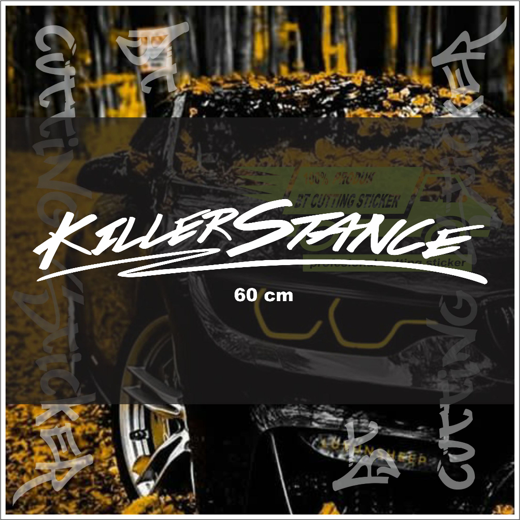 Jual sticker stance stiker killer stance sticker jdm stiker mobil ...