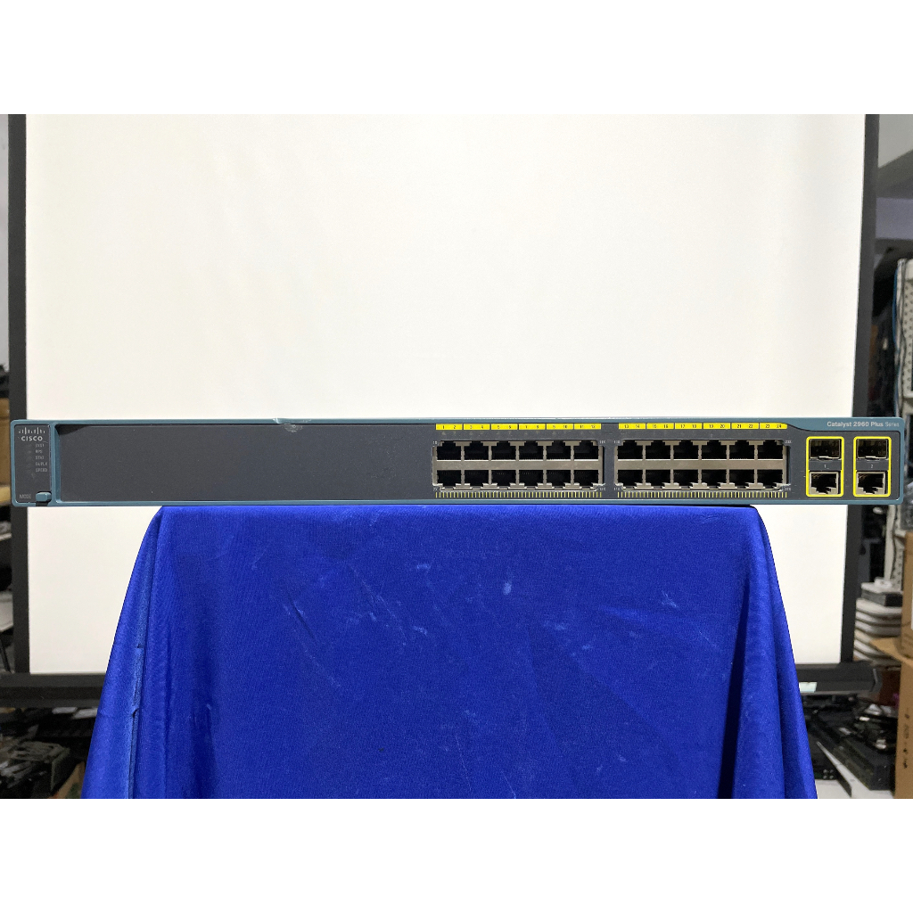 Jual switch hub cisco catalyst 2960 plus 24 tc l 24 port 2 port gigabit ...
