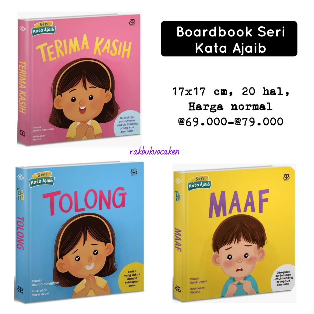 Jual BOARDBOOK Seri Kata Ajaib Belajar Bersama Yura dan Yuda: Terima ... Jual BOARDBOOK Seri Kata Ajaib Belajar Bersama Yura dan Yuda: Terima ...