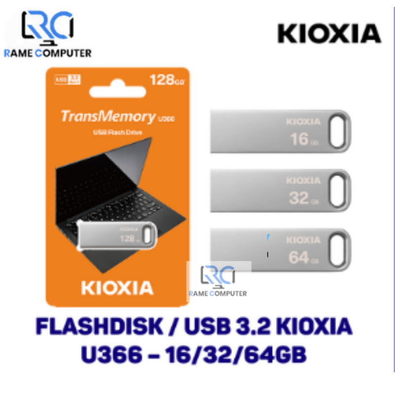 Jual Flash disk KIOXIA U366 32GB USB 3.2 100% ORIGINAL BODY METAL ...