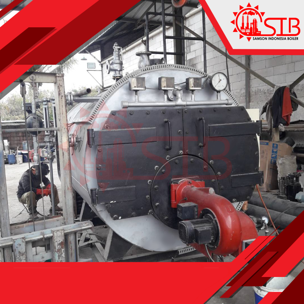 Jual Steam Boiler SSBHseries - Samson Indonesia Boiiler - 3000 kg/jam 3Tph bahan bakar Gas (LPG ...