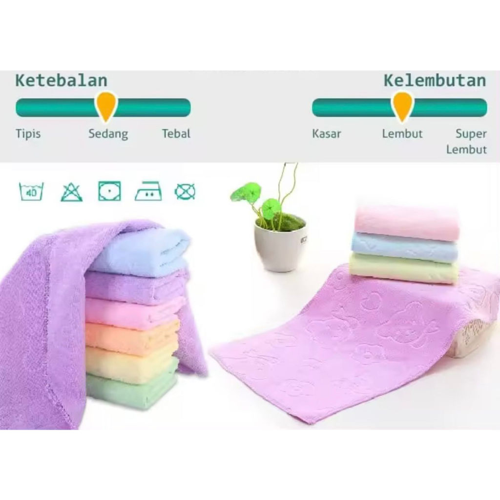 Jual Handuk Mandi Besar Motif Bear Ukuran 70x140 Handuk Mandi Dewasa ...