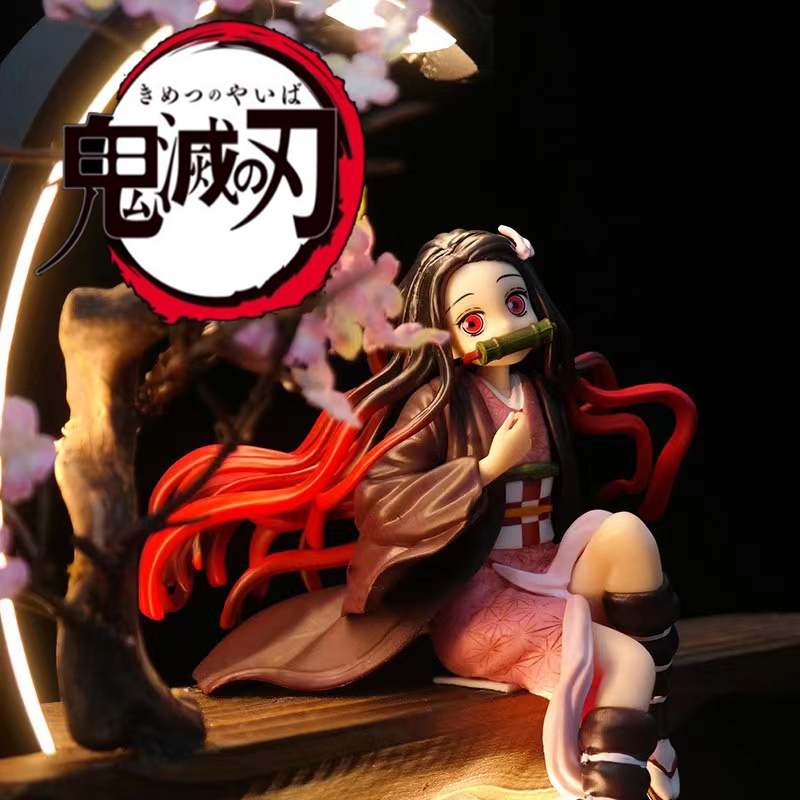 Jual ACTION FIGURE KIMETSU NO YAIBA DEMON SLAYER NEZUKO KAMADO SIT ON ...