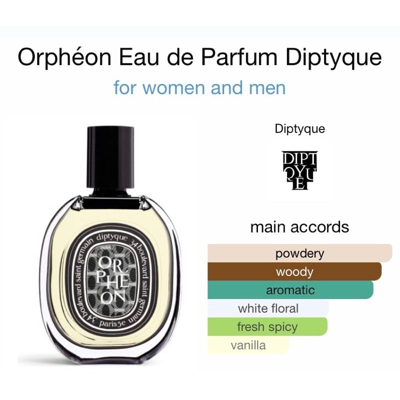 Jual Decant Diptyque Orpheon EDP 3ml 5ml 10ml | Shopee Indonesia