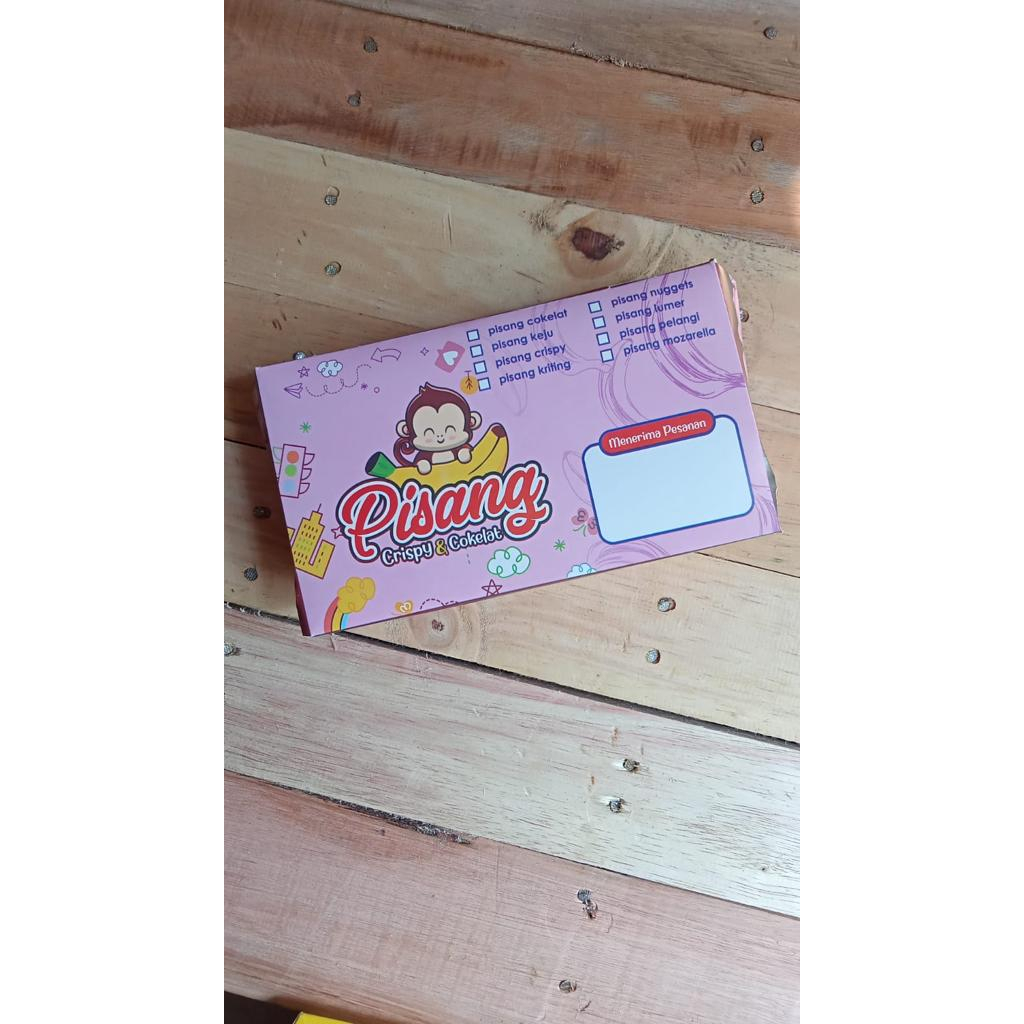 Jual Dus Pisang / Box Pisang / Packaging Pisang Krispy Bahan IVORY NO ...
