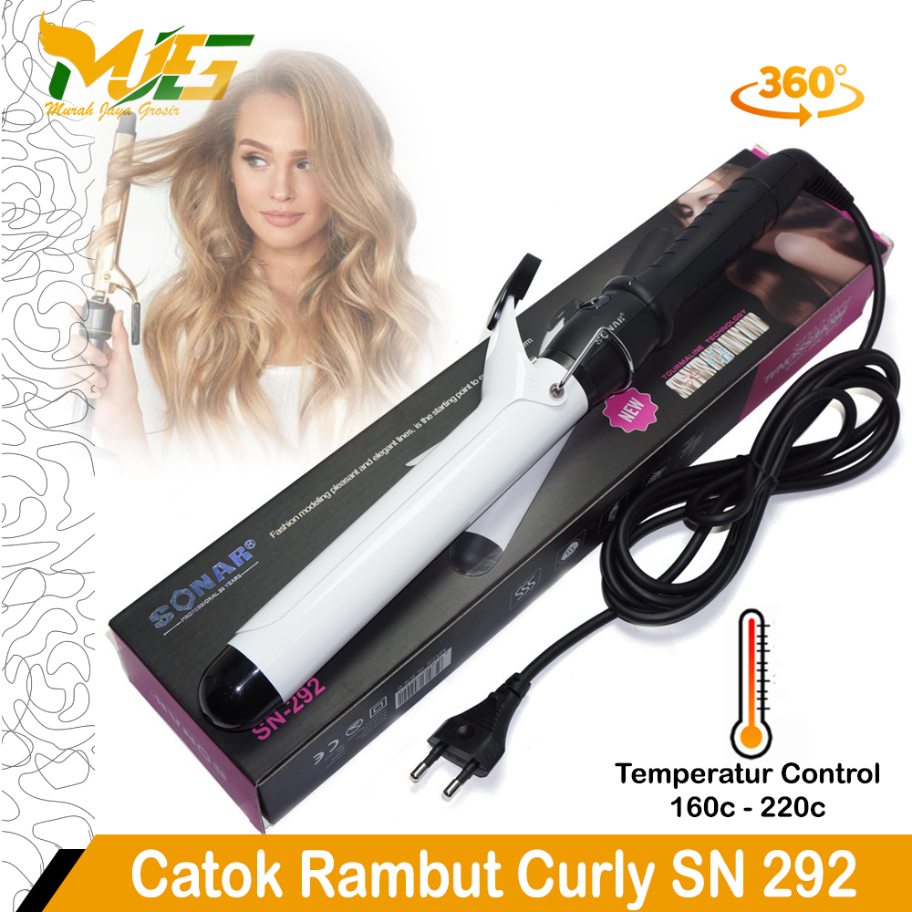 Jual Catok Rambut Curling Sonar SN-292 Alat Catokan Rambut Curler Bodi ...