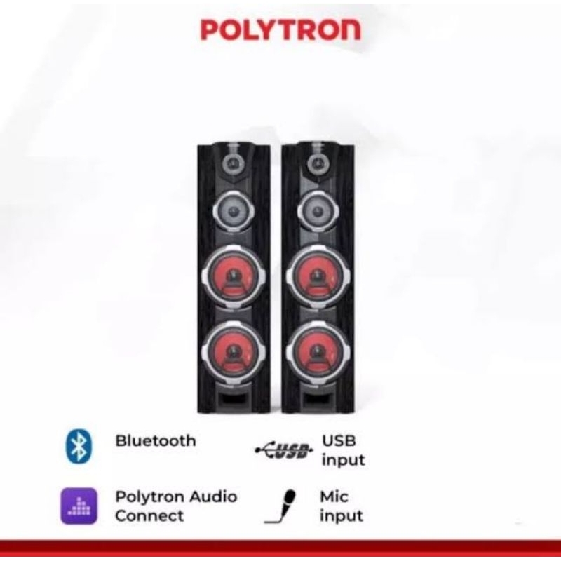 Jual POLYTRON ACTIVE SPEAKER F SERIES PAS 8FF22 PAS8FF22 DOUBLE WOOFER ...