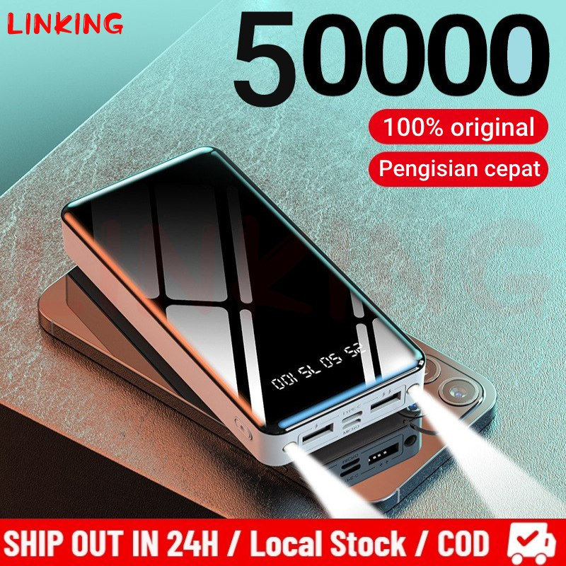 Jual 【Local COD】Powerbank 80000mAh Kapasitas Besar 4 USB Output 3.0 ...