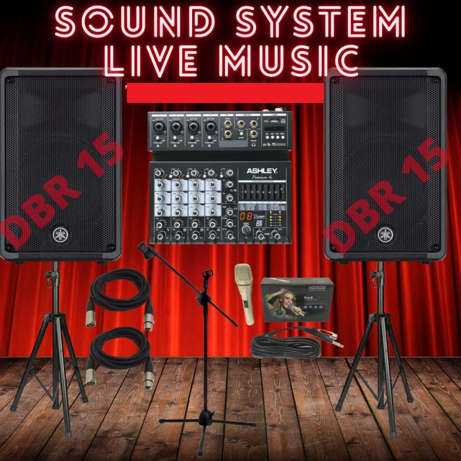 Jual Paket Lengkap Speaker Sound System YAMAHA 15 inch DBR LIVE MUSIC ...