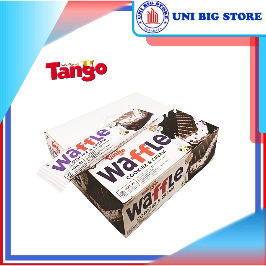 Jual Tango Waffle Cookiez Cream 25 g x 12 pcs BOX Wafer Cookies Krim ...