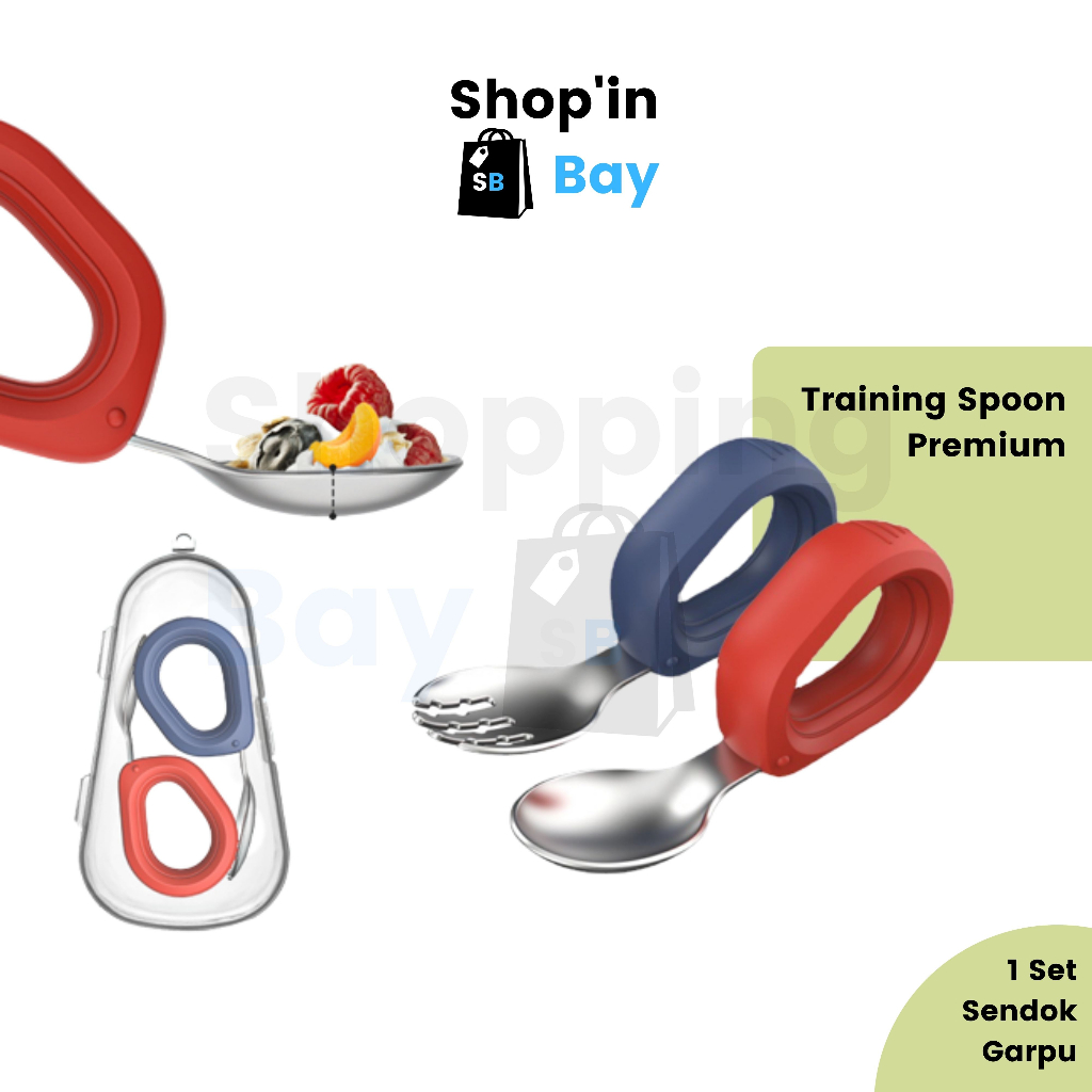 Jual Sendok Anak Stainless Steel SUS316 - Training Spoon Baby Spoon BLW ...