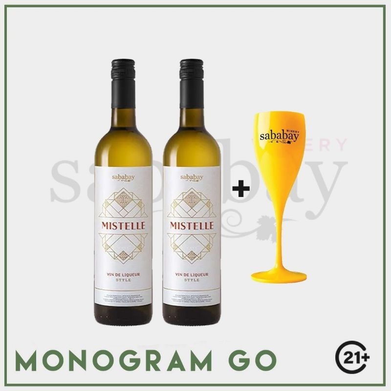 Jual Sababay Mistelle Indonesian Wine 750ml (2 Bottles + 1 Glass ...